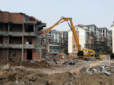 China Multi Functional Excavator Three Stage Dismantling Arm 325 For Precise Crushing Of Q355B for sale