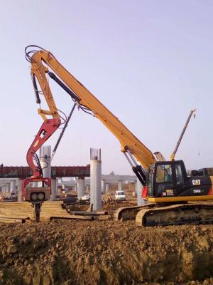 China Pile Driving And Pile Pulling Excavator Pile Driving Arm 340 Customized With Pile Driver for sale