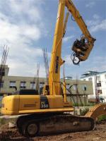 China Hot Sale Excavator Pile Boom Sheet Pile Machine for SH200 HD700 for Construction Machinery Parts for sale