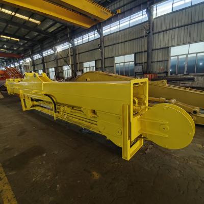 China Three Stage Telescopic Arm Excavator Long Reach Boom and Arm Extension Long Reach Boom Arm for SH370 Excavator for sale