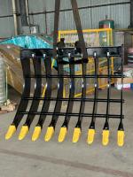 China Hot Sale Excavator Rake Bucket  Excavator Attachments Root Rake Bucket  Customized for Excavator for sale