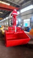 China Excavator Hydraulic Clamshell Grab Bucket, Double Cylinder Design Shell Bucket for Dredging, Loading and Earthmoving for sale