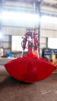 China Excavator Hydraulic Clamshell Grab Bucket, Double Cylinder Design Shell Bucket for Dredging, Loading and Earthmoving for sale