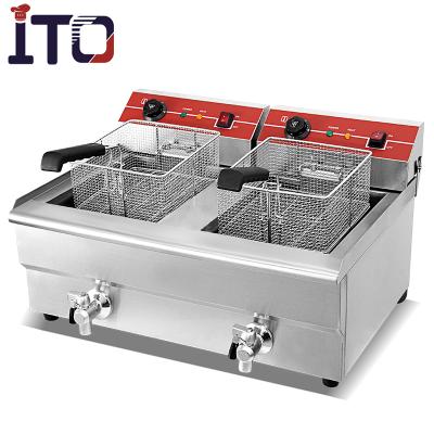 China Frying Snacks Commercial Electric Pressure Fryer Machine Chicken Deep Fryer for sale