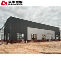China Single Layer Construction Steel Structure Workshop , Lightweight Steel Frame Buildings for sale