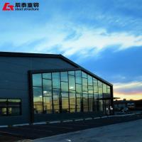 China Galvanized Light Steel Structure Frame Workshop with Bridge Crane for sale