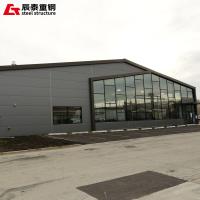 China Galvanized Light Steel Structure Frame Workshop with Bridge Crane for sale