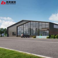China Prefab Real Estate Steel Structure Frame Workshop Construction for sale