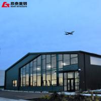 China Prefabricated Steel Structure Workshop With PU Wall Sandwich Panel for sale