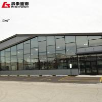 China Prefabricated Steel Structure Workshop With PU Wall Sandwich Panel for sale