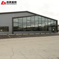 China Fire Protection Modern Steel Structure Workshop With Single Sheet Wall Cladding for sale