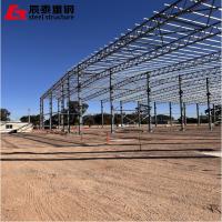 China Prefabricated Long Span Portal Steel Frame Buildings For Industrial Workshop for sale