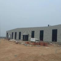 China Sturdy Steel Frame Buildings Construction Customized For Metallic Warehouse for sale