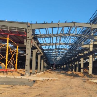 China Prefab Steel Structure Warehouse High Intensity Metal Structure Building for sale