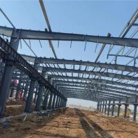 China Prefab Steel Structure Warehouse High Intensity Metal Structure Building for sale