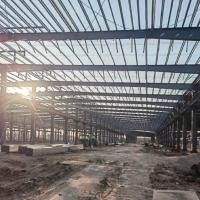 China Customized Steel Structure Warehouse Building , Industrial Steel Frame Building Factory for sale
