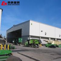 China Heat Insulation Steel Frame Warehouse Construction Waterproof For Logistics Industry for sale