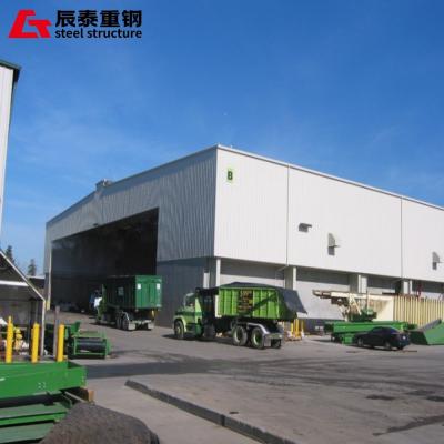 China Heat Insulation Steel Frame Warehouse Construction Waterproof For Logistics Industry for sale
