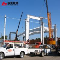 China Heat Insulation Steel Frame Warehouse Construction Waterproof For Logistics Industry for sale