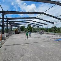 China 5m Bay Prefabricated Steel Structure Warehouse Building High Fire Resistance Guaranteed for sale