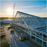 China Galvanized Steel Structure Aircraft Hangar Anti Corrosion High Intensity for sale