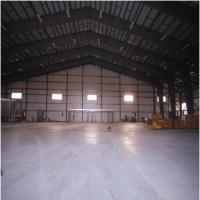 China Prefabricated Aircraft Hangar with Fire Protection 50m Clear Span and Hot Dip Galvanized Steel Structure for sale