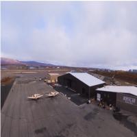 China Steel Aircraft Hangar with 50m Clear Span Hot Dip Galvanized and Seismic Resistance for sale