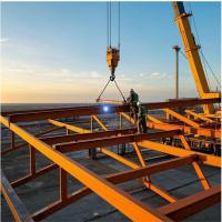 China Prefab Metal Aircraft Hangar Steel Buildings , Prefabricated Aircraft Hangar Construction for sale