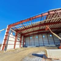China Fast Install Prefab Steel Structure Hangar Steel Aircraft Hangar Buildings for sale