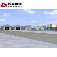 China Anti Corrosion Prefabricated Steel Structure Hangar Buildings Customized for sale