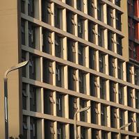 China Pre Engineering Steel Structure High Rise Building Multistory Steel Frame Apartments for sale