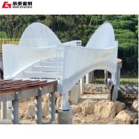 China Prefabricated Steel Truss Pedestrian Bridge Lightweight Structural Steel Bridge for sale