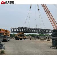 China Long Span Steel Truss Pedestrian Bridge Heavy Duty Steel Frame Bridge for sale