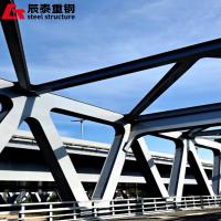 China Modular Steel Truss Bridge Construction Lightweight With Good Stiffness for sale