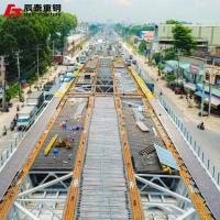 China Q355B/Q235 Truss Bridge Construction Lightweight for Railroad Crossings for sale