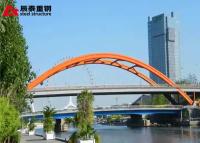 China Prefabricated Steel Structure Truss Bridge Construction Hot Dip Galvanized for sale