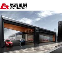 China Large Span Steel Structure Car Showroom Construction Lightweight for sale