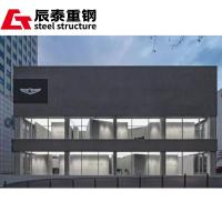 China Large Span Steel Structure Car Showroom Construction Lightweight for sale
