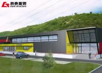 China Modern Steel Car Workshop Prefabricated Steel Structure Showroom for sale