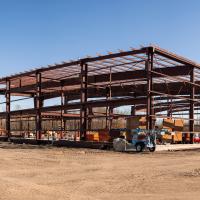 China Automobile Shop Exhibition Hall Steel Structure Car Showroom Prefabricated Commercial Building for sale