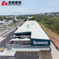 China Windproof Colored Prefabricated Steel Structure Building for Commercial Supermarket for sale
