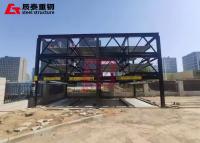 China Prefabricated Steel Parking Structures Lightweight Weather Resistant for sale