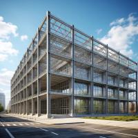 China Good Toughness Steel Structure Office Building Metallic Materials for sale