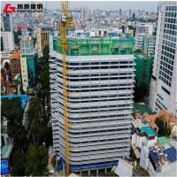 China Multi Storey Steel Modular Prefab Office Buildings , Modern Steel Apartment Building for sale