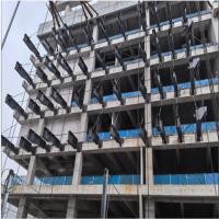 China Steel Structure Commercial Prefabricated Office Building Box Shaped Multi High Rise for sale