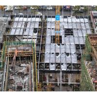 China Steel Structure Commercial Prefabricated Office Building Box Shaped Multi High Rise for sale