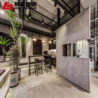 China Fireproof Commercial Steel Frame Building Construction Wind Resistant for sale