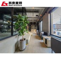 China Fireproof Commercial Steel Frame Building Construction Wind Resistant for sale