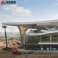 China Q235B Steel Structure Construction for Gallery Showroom Office Building Shopping Mall for sale