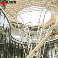 China Q235B Steel Structure Construction for Gallery Showroom Office Building Shopping Mall for sale